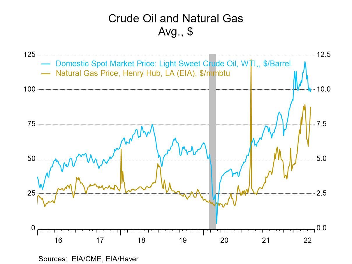 U S Gasoline Crude Oil Prices Decline Haver Analytics